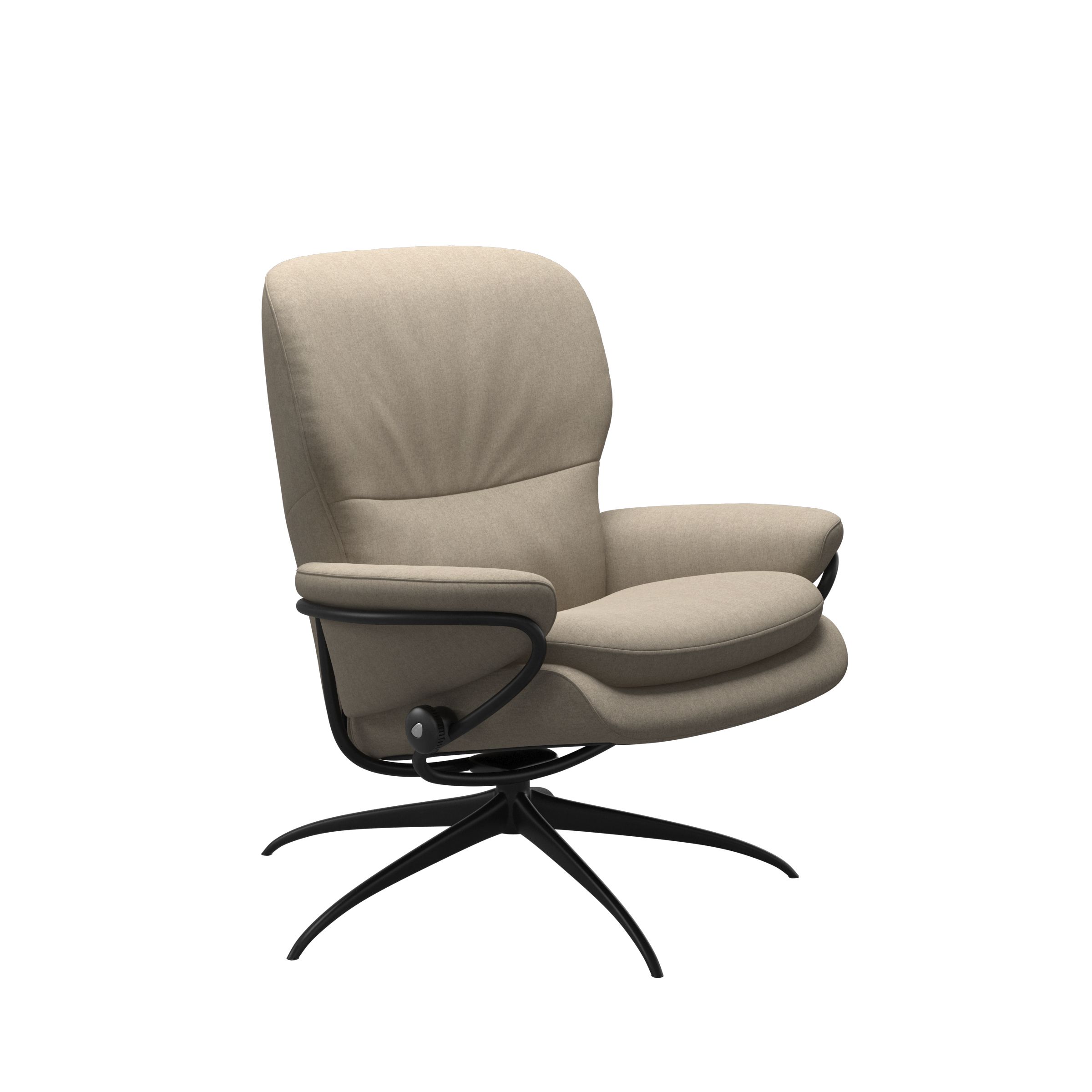 Stressless® Rome Star recliner with low back | rome-low