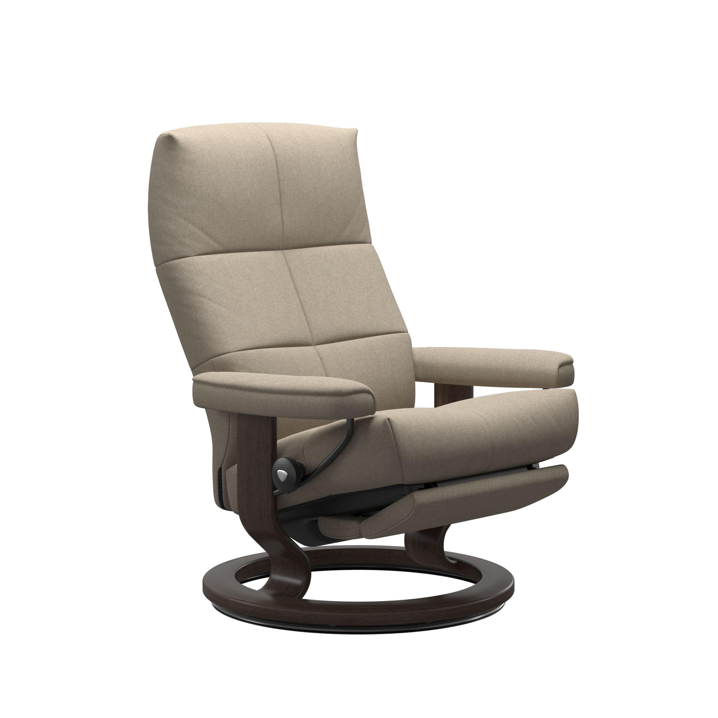 Stressless® David (M) Classic Base Recliner with Power | David