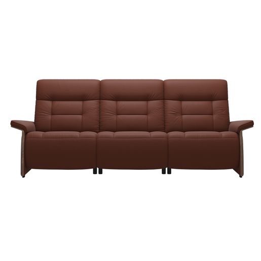 Stressless Mary 3 seater with 2 motors arm wood