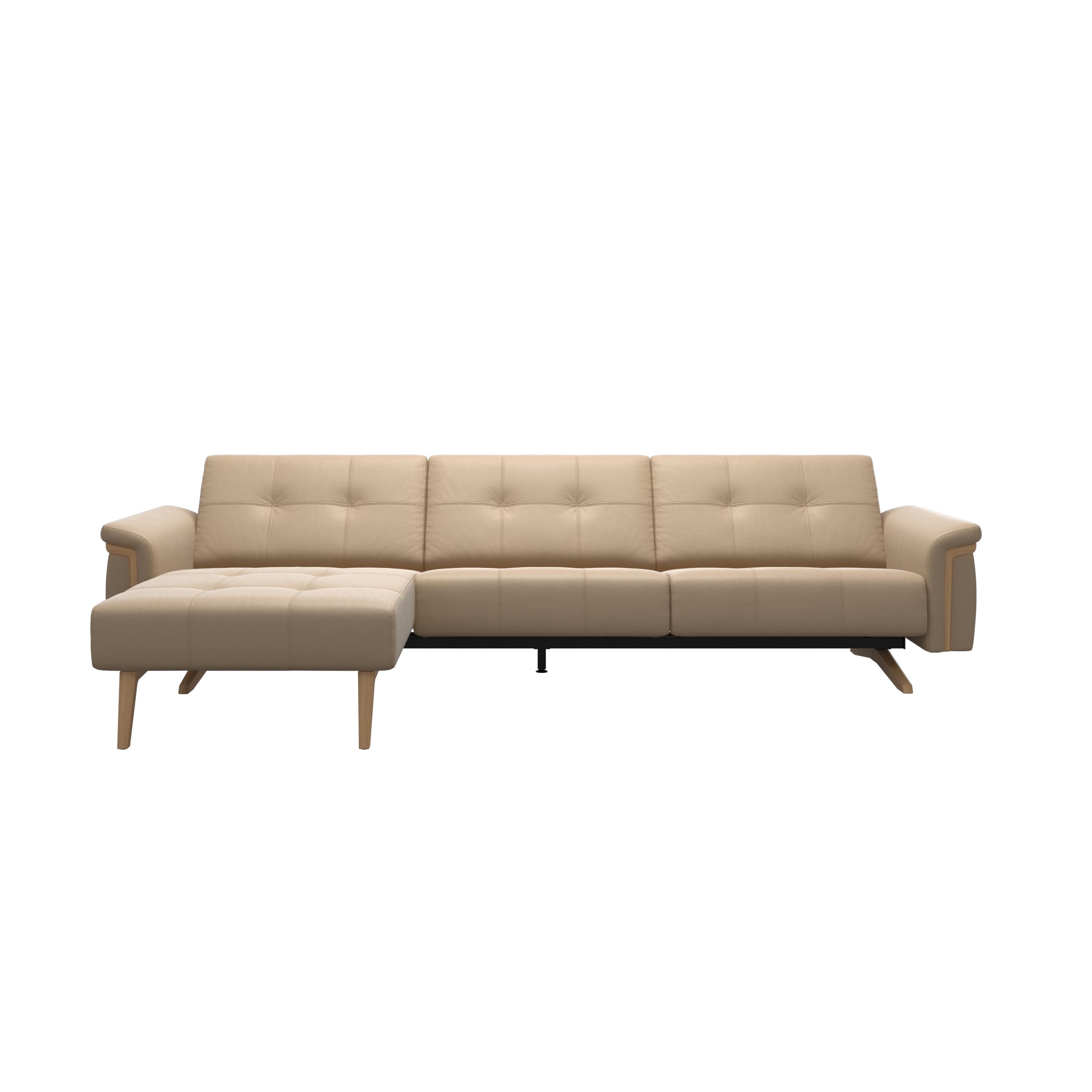 Stressless® Ella Wood 2,5 seater with Long Seat (L) left | Ella Wood