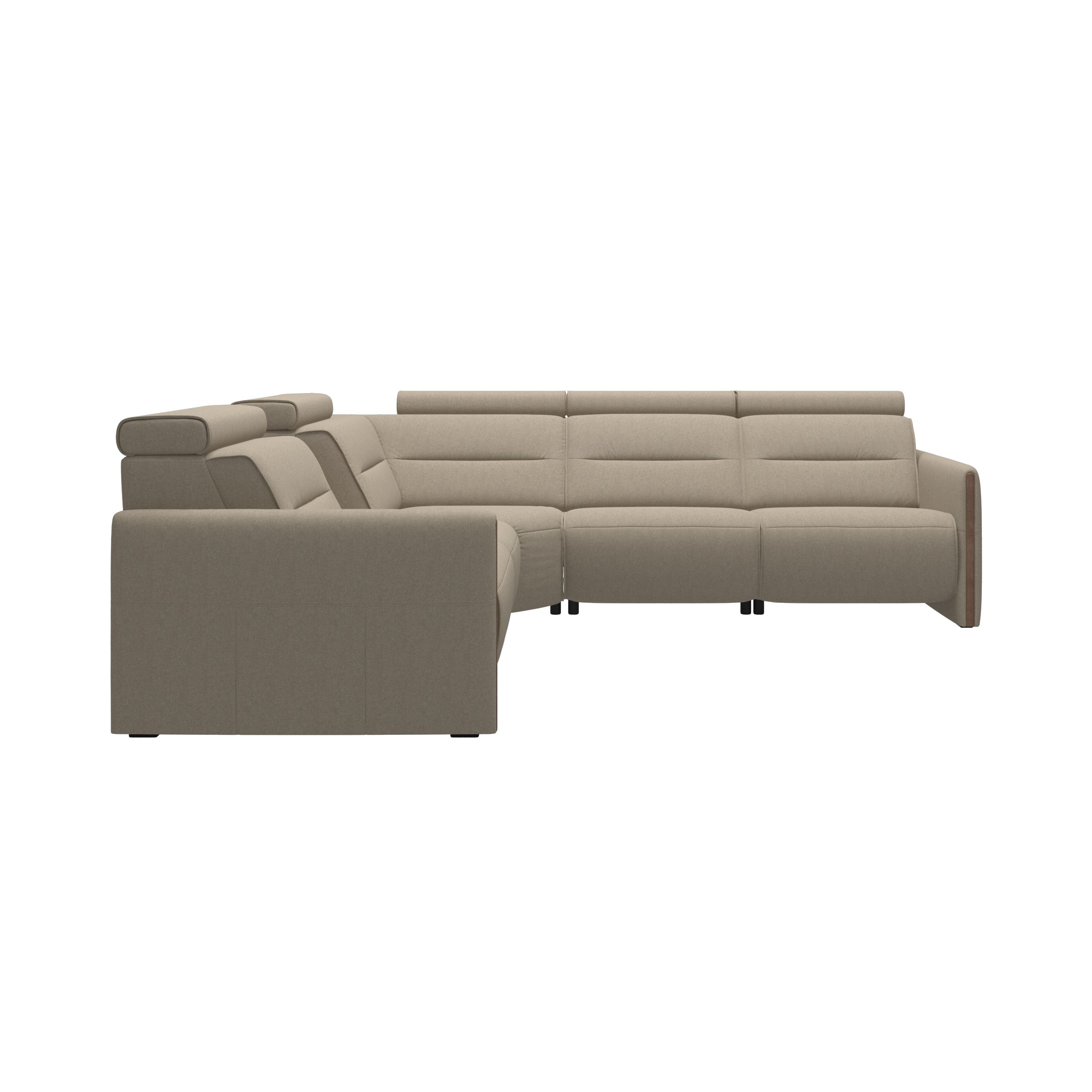 Stressless® Emily Wood 1 seater + Center + Corner + 2 seater (with 2 ...