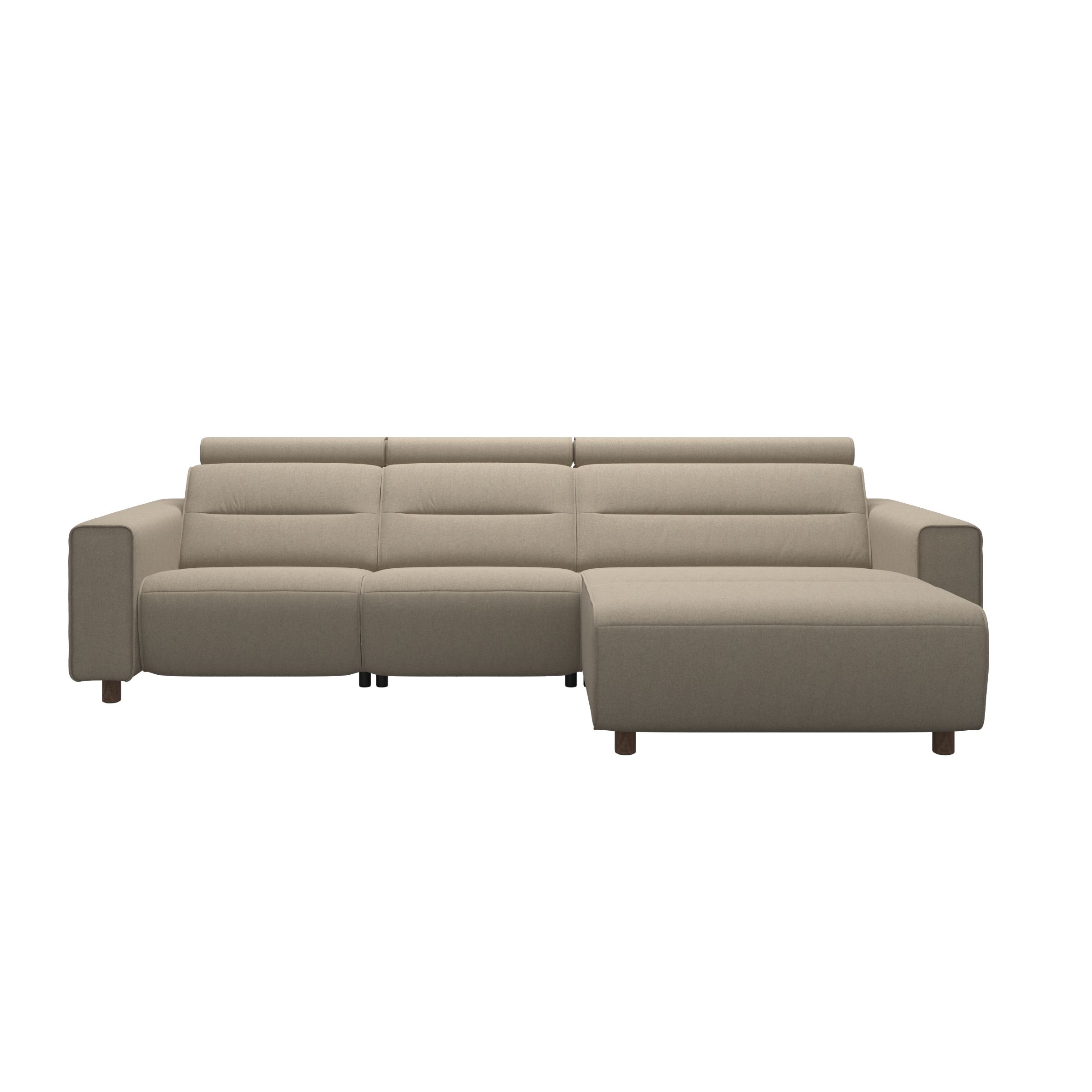 Stressless® Emily Wide arm 2 seater + Long Seat (L) (with 1 Power seat ...
